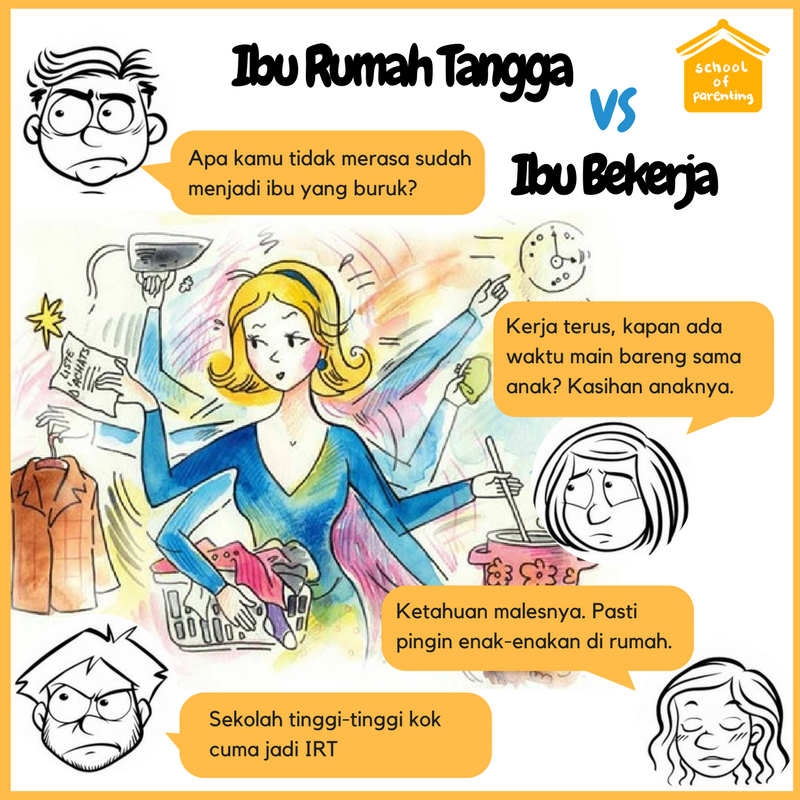 Mau Tahu Pekerjaan Paling Sulit? Cobalah Menjadi Ibu | School of Parenting