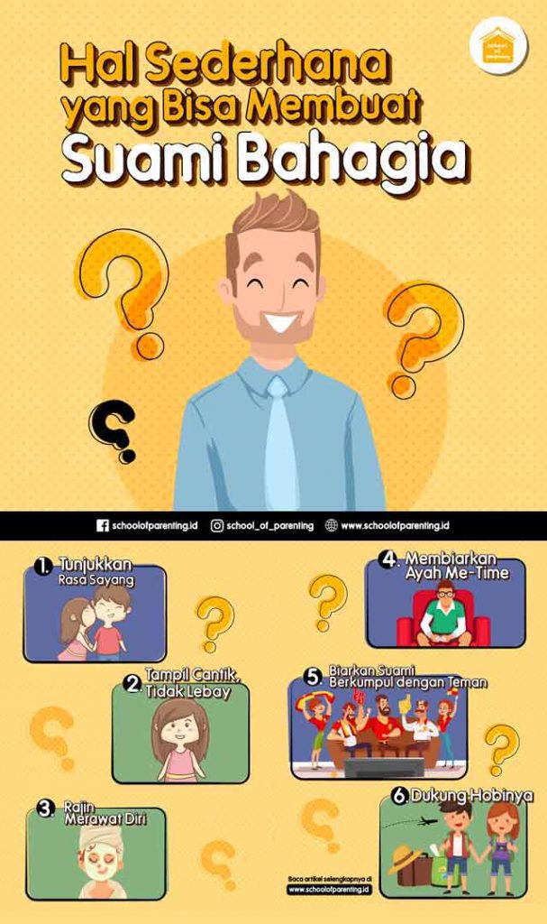 Hal Sederhana yang Bisa Membuat Suami Bahagia | School of Parenting Hal Sederhana yang Bisa Membuat Suami Bahagia | School of Parenting