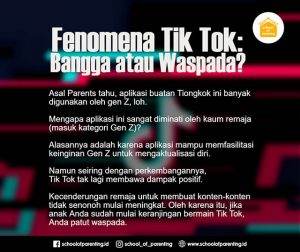 Fenomena Tik Tok: Bangga atau Waspada? | School of Parenting