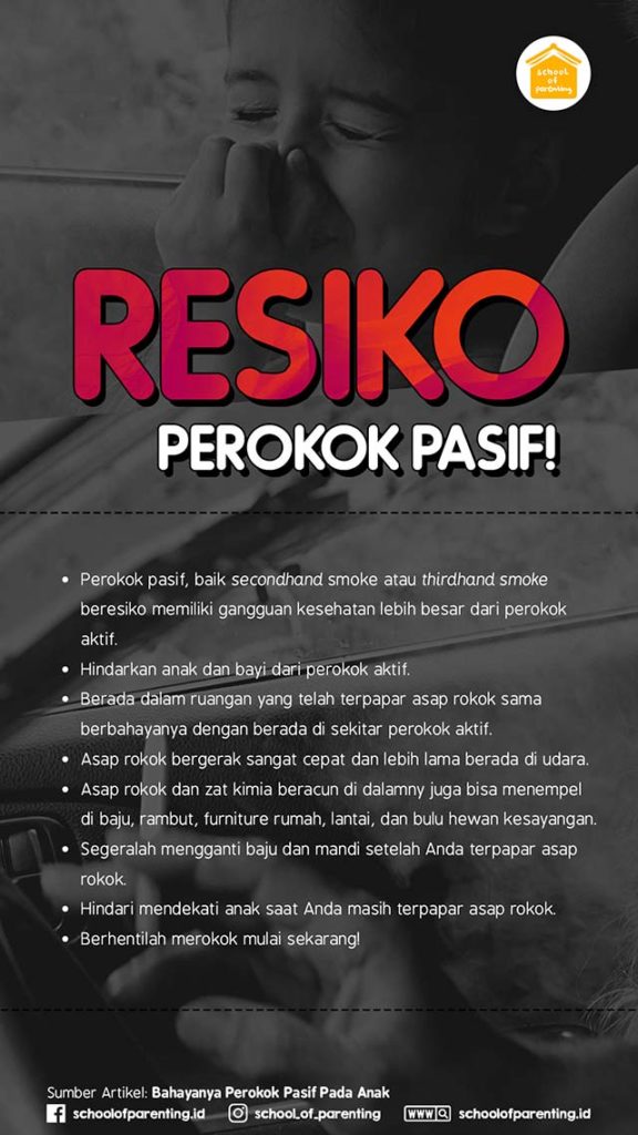 Bahayanya Perokok Pasif Pada Anak - School of Parenting