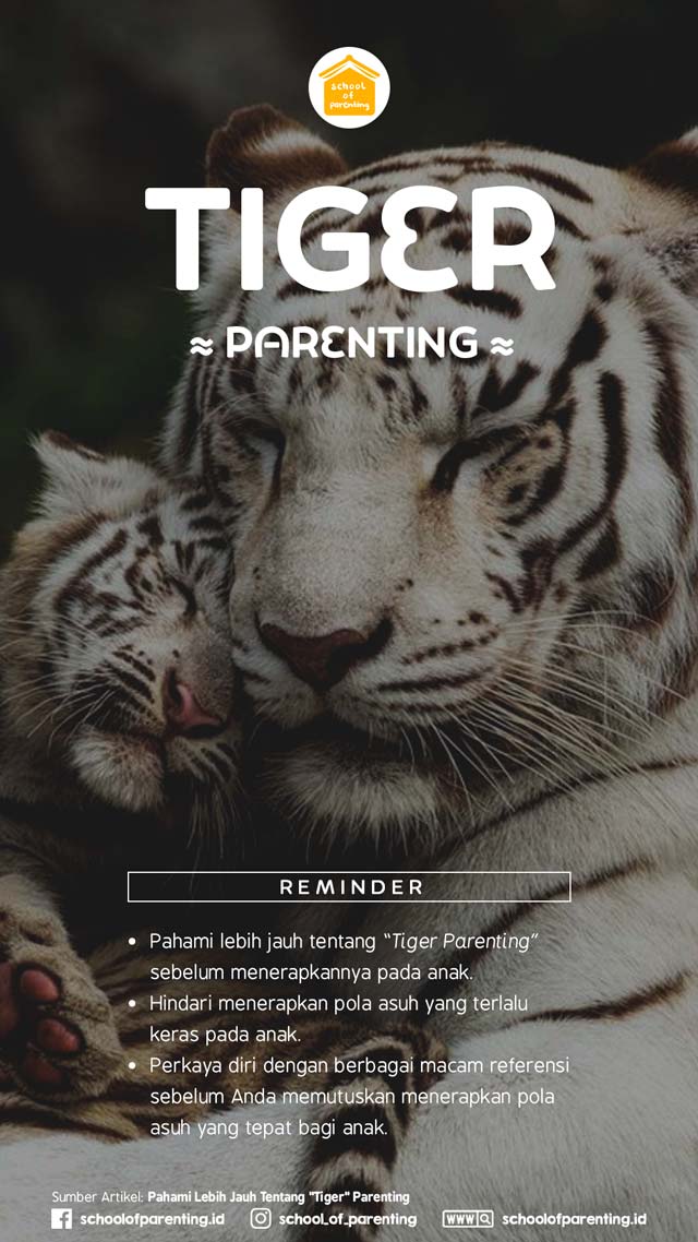 Pahami Lebih Jauh Tentang "Tiger" Parenting | School of Parenting