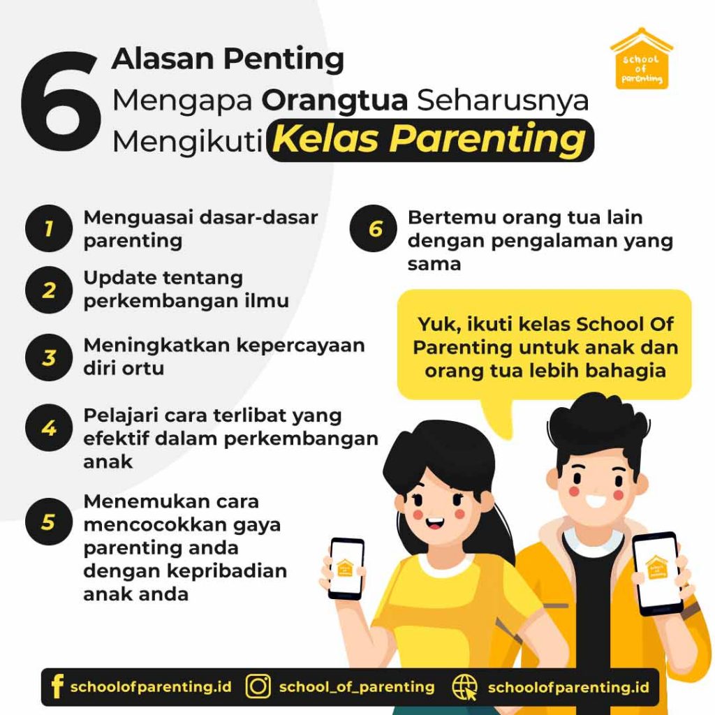 6 Alasan Penting Mengapa Orangtua Seharusnya Mengikuti Kelas Parenting | School of Parenting