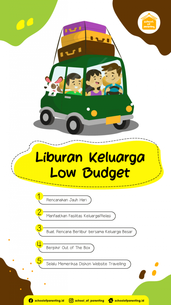 Rencanakan Liburan Keluarga Low Budget | School of Parenting